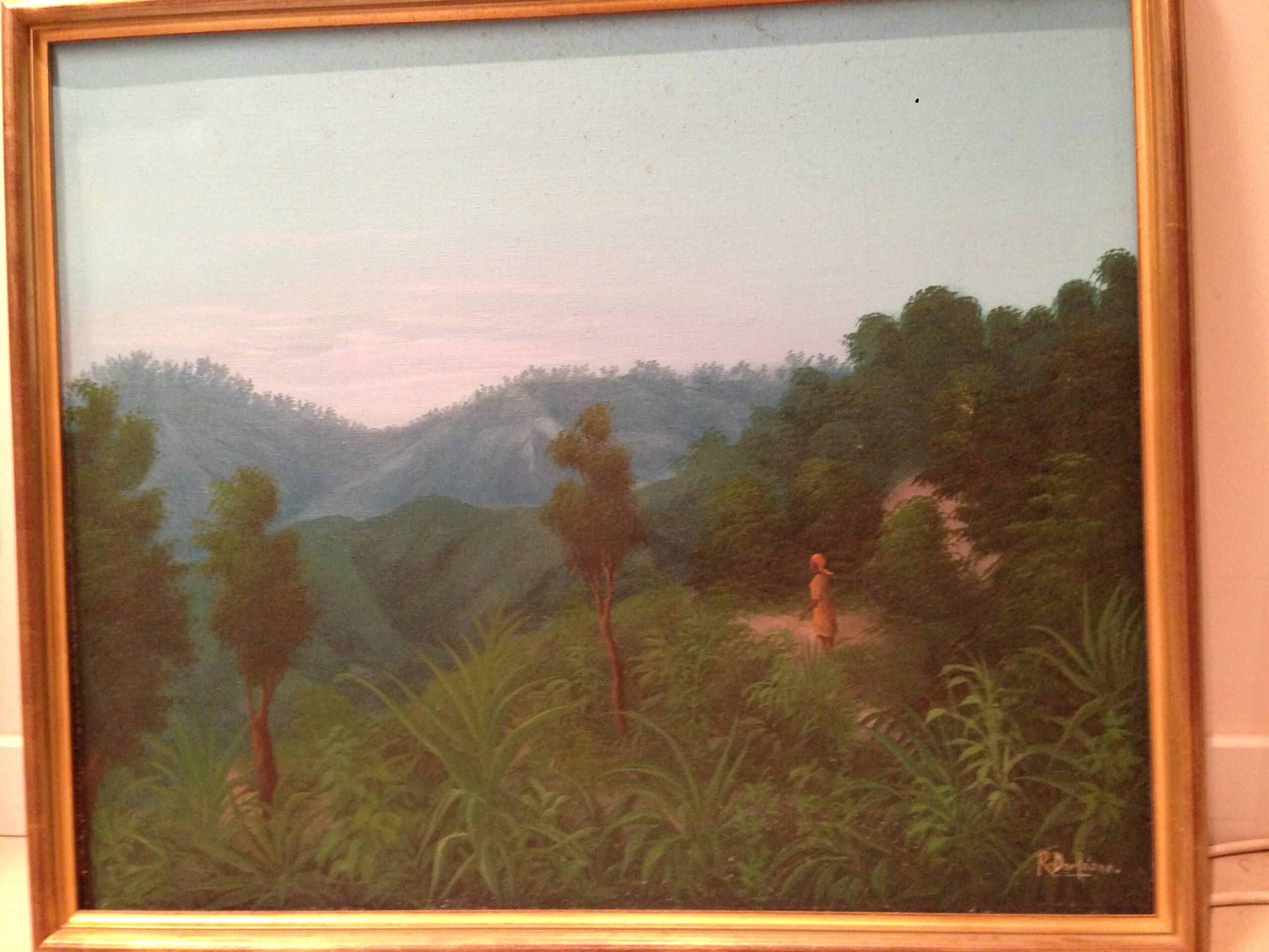 Peinture Tableau, Pastel: tableau naif haitien