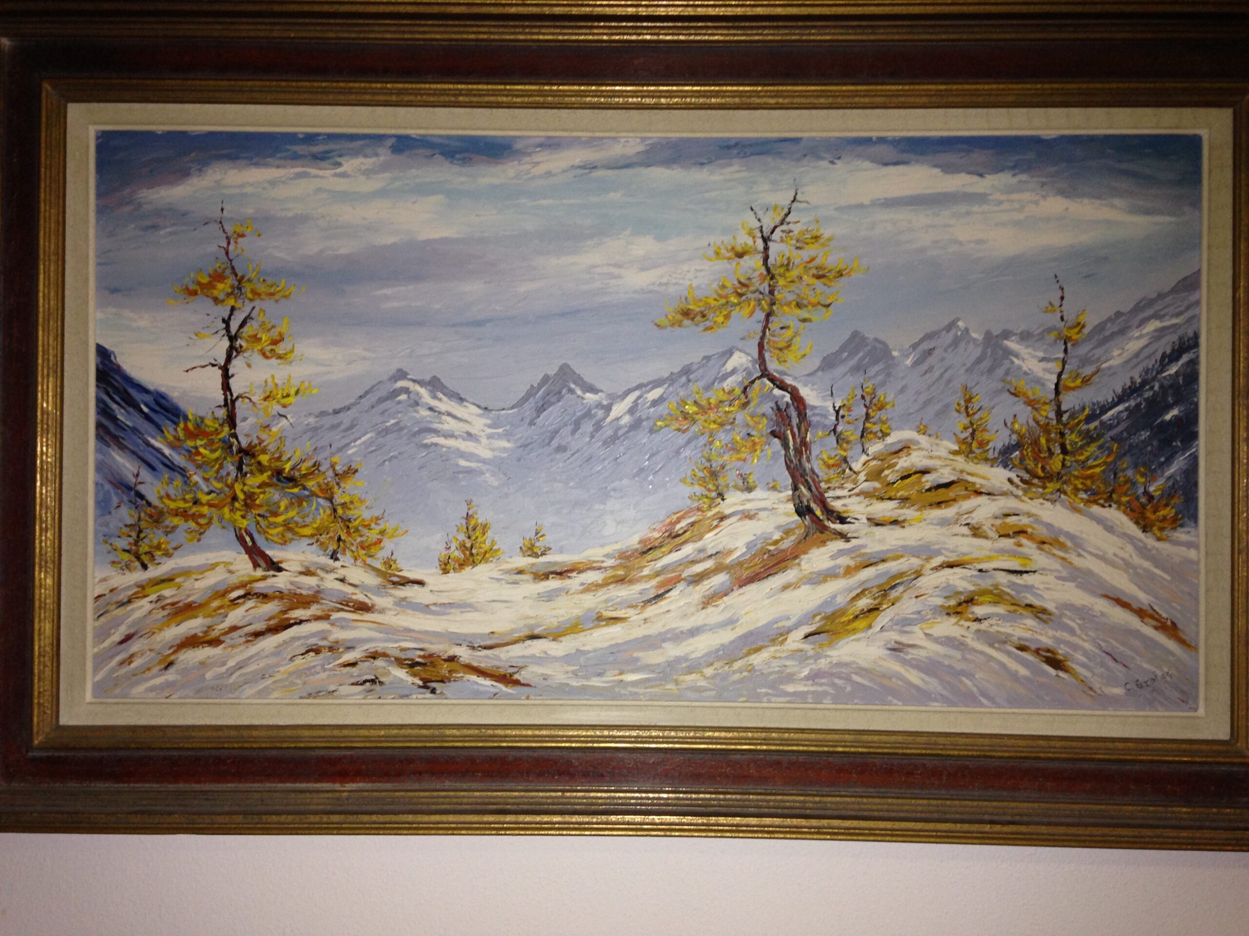 Peinture Tableau, Pastel: Tableau signé Graf