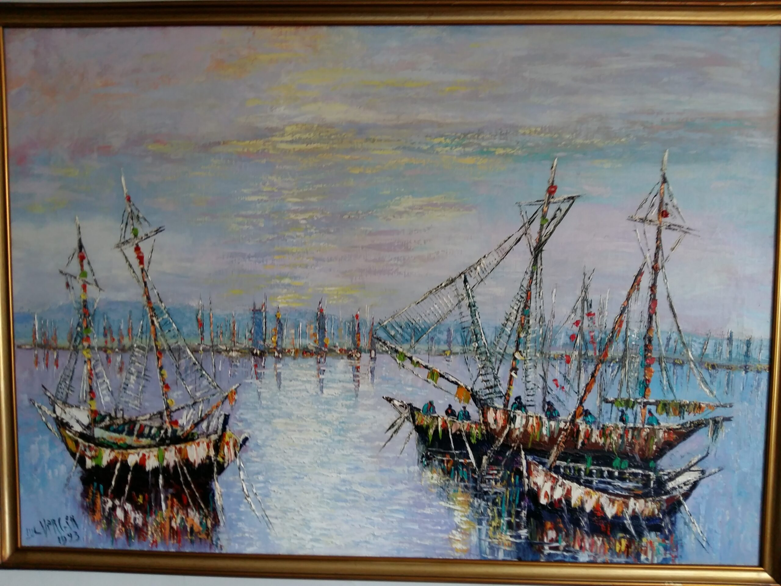 Peinture Tableau, Pastel: Tableau signé Luc VERGER