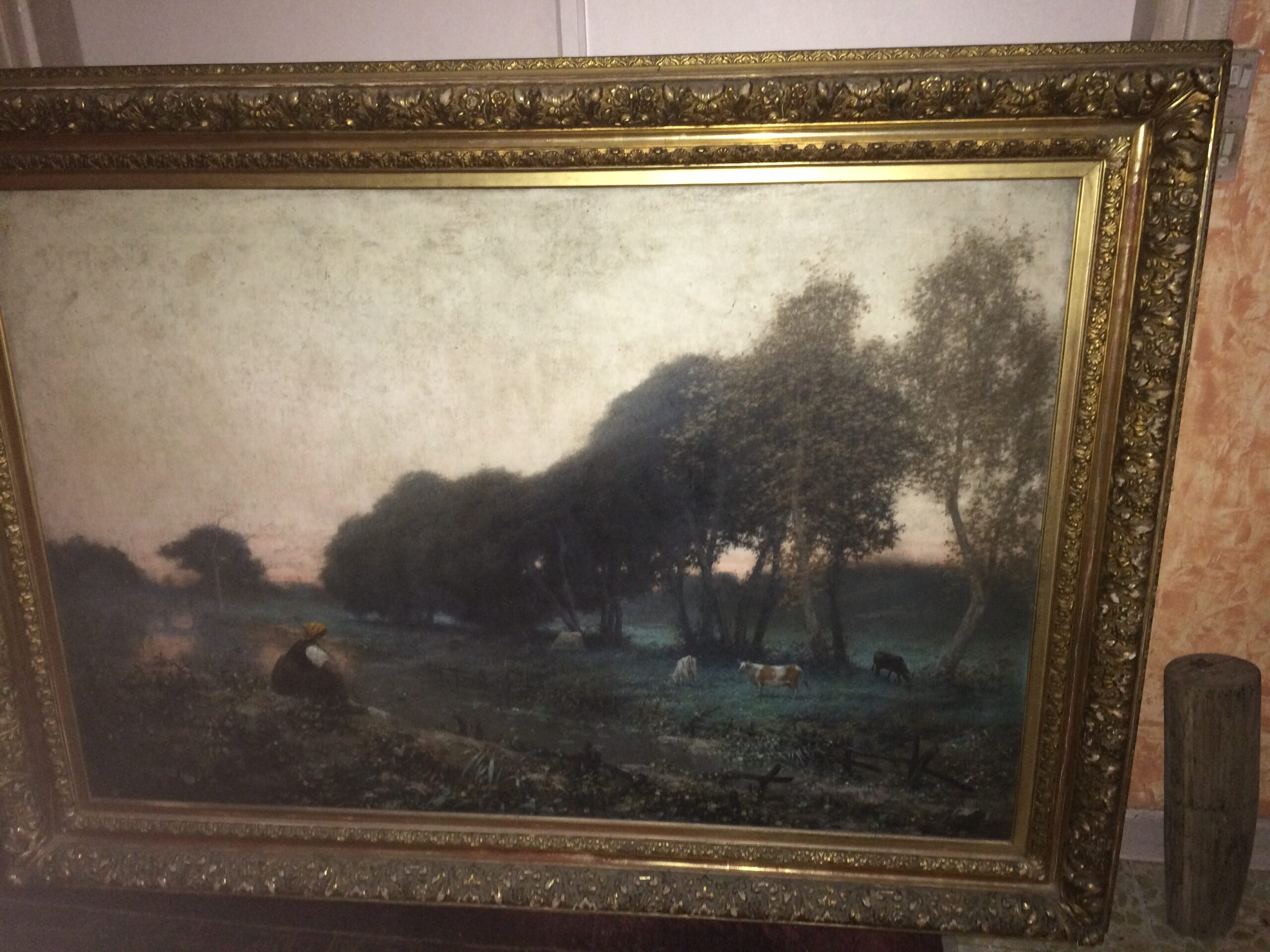 Peinture Tableau, Pastel: La bergère r - France Estimations