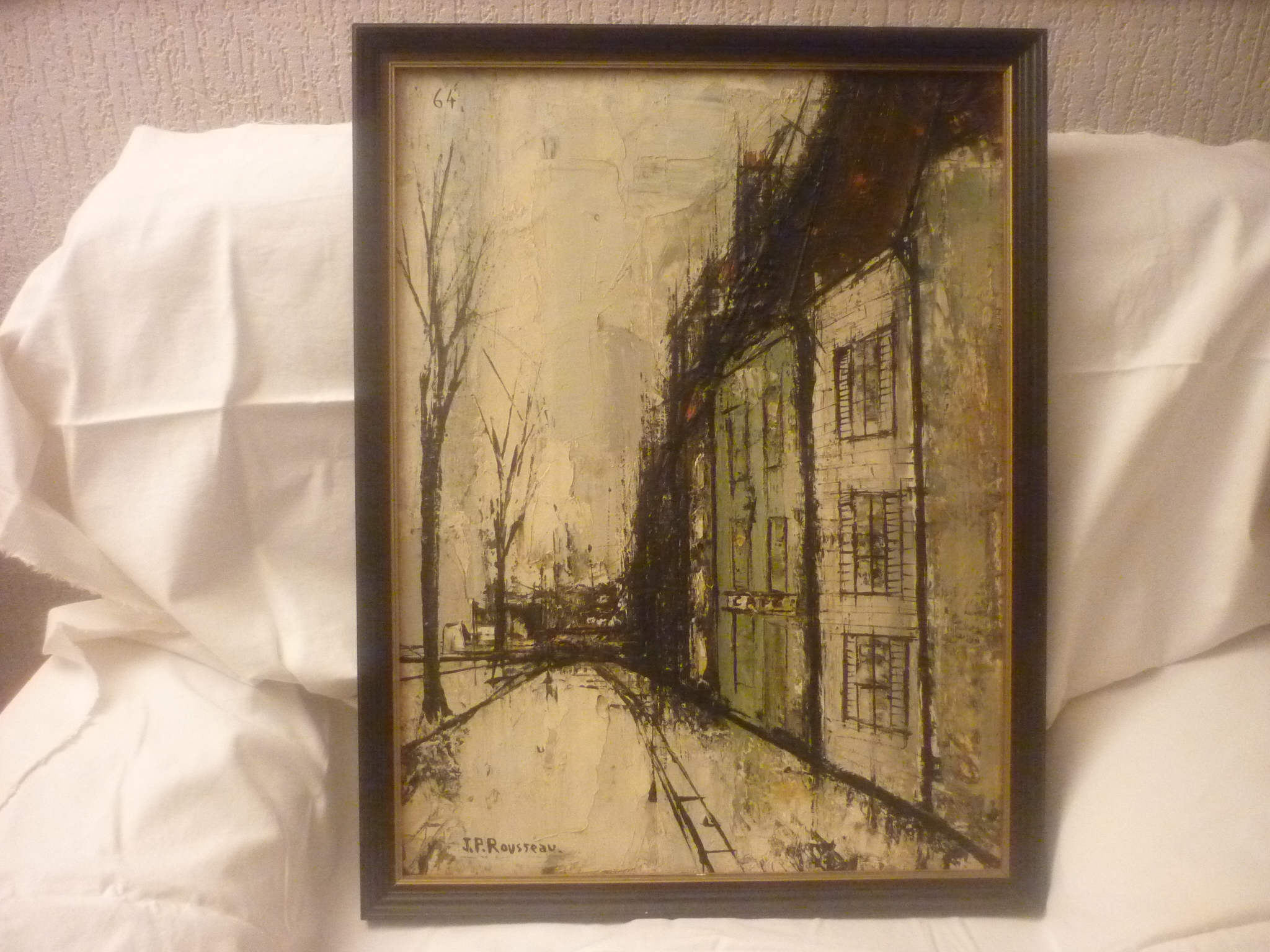 Peinture Tableau, Pastel: tableau signé JP.Rousseau