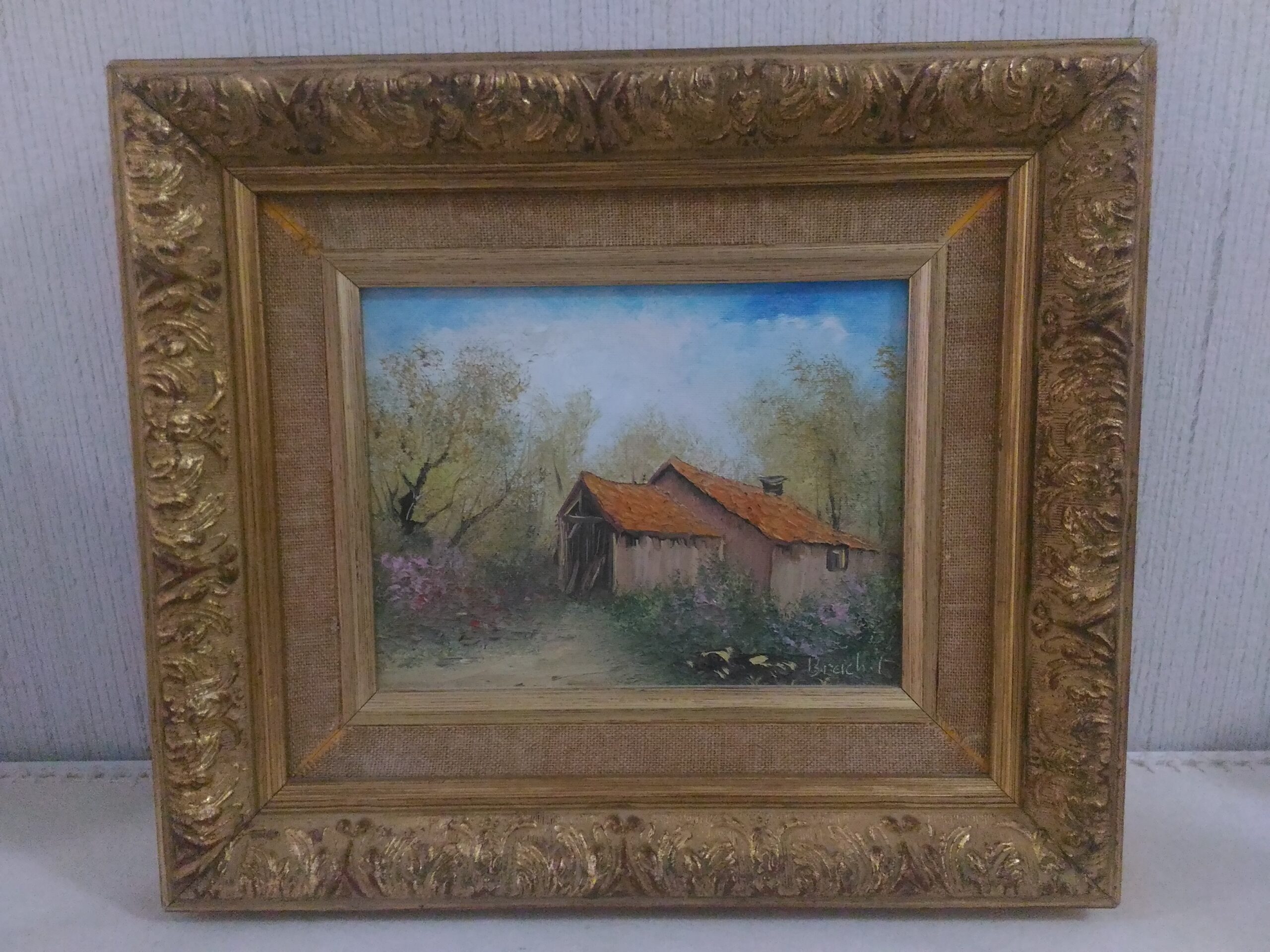 Peinture Tableau, Pastel: Tableau signé Brachet