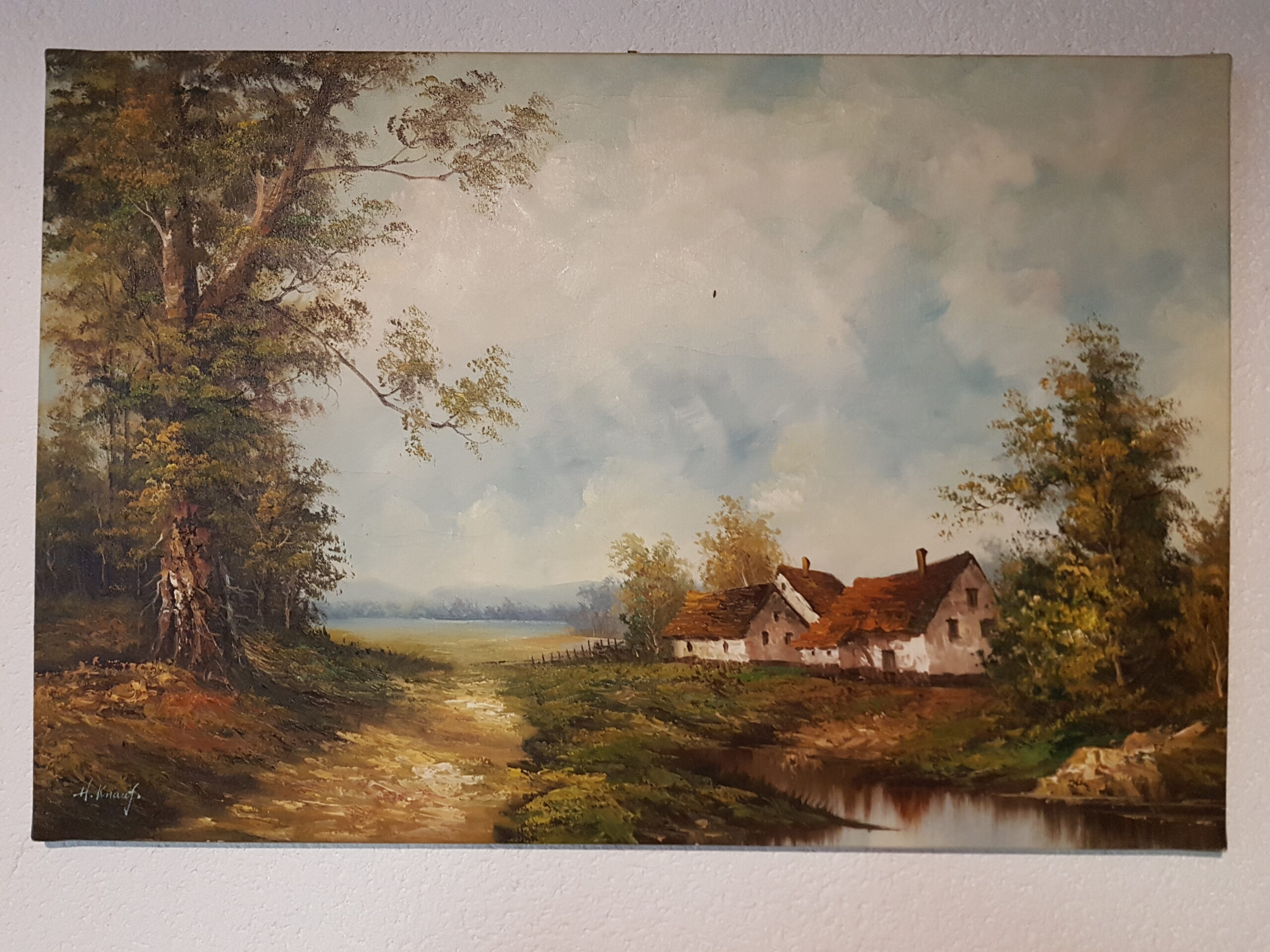 Peinture Tableau, Pastel: Tableau signé H.Knauf