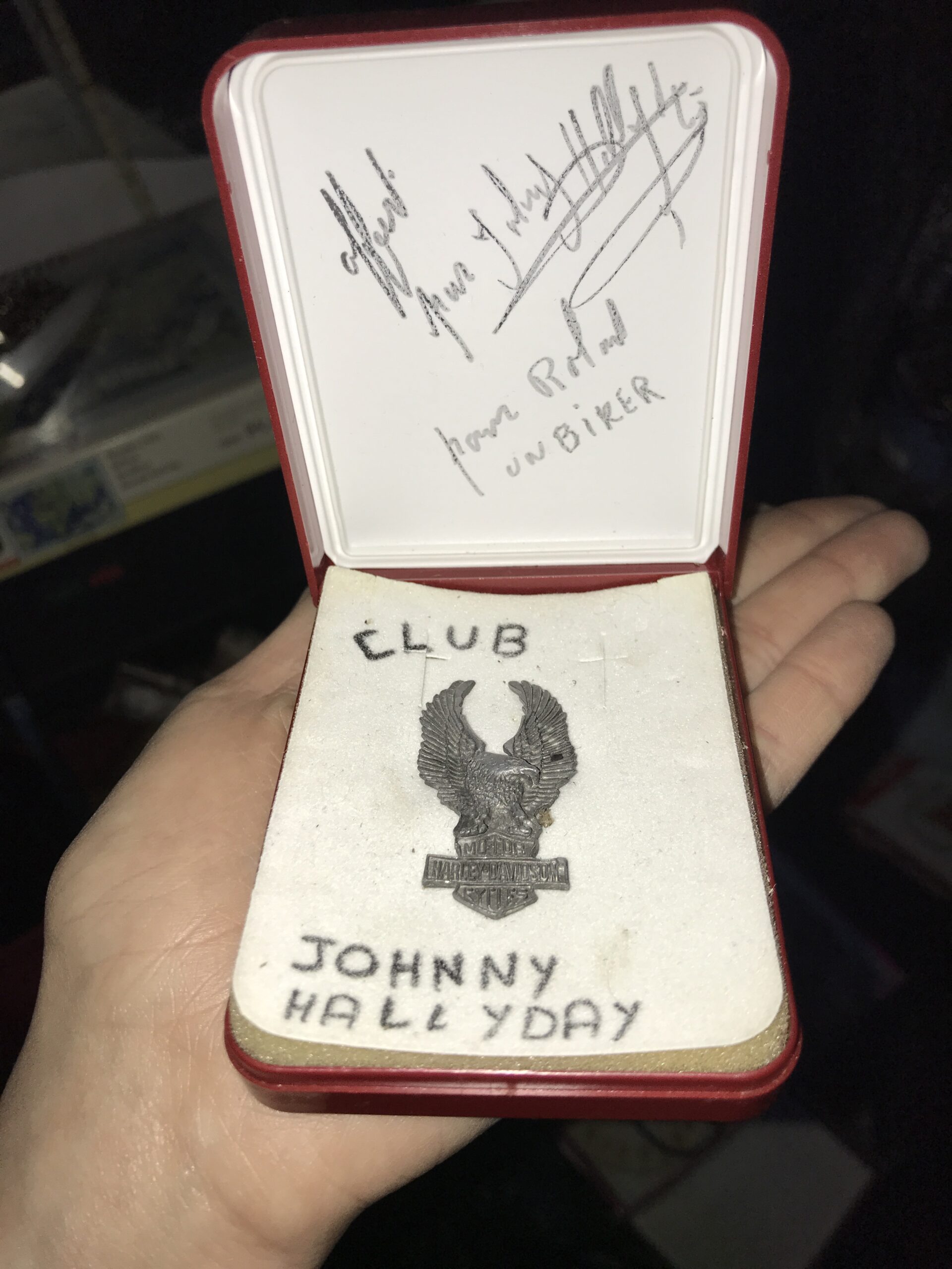 Autographe Johnny Hallyday - France Estimations